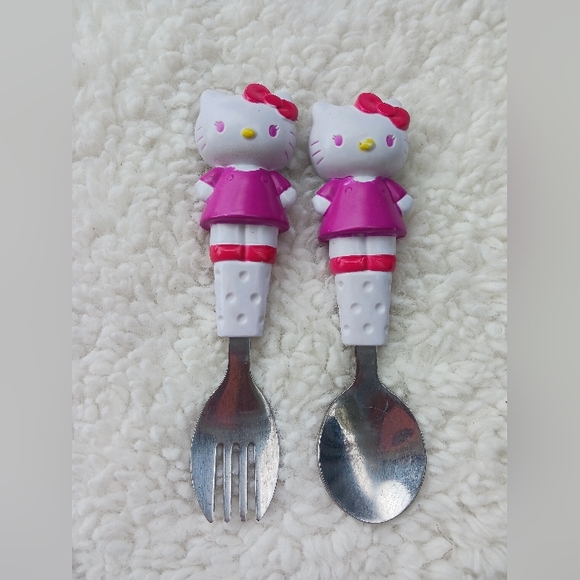 Hello Kitty | Accessories | Hello Kitty 976 Rare Forkspoon Set | Poshmark